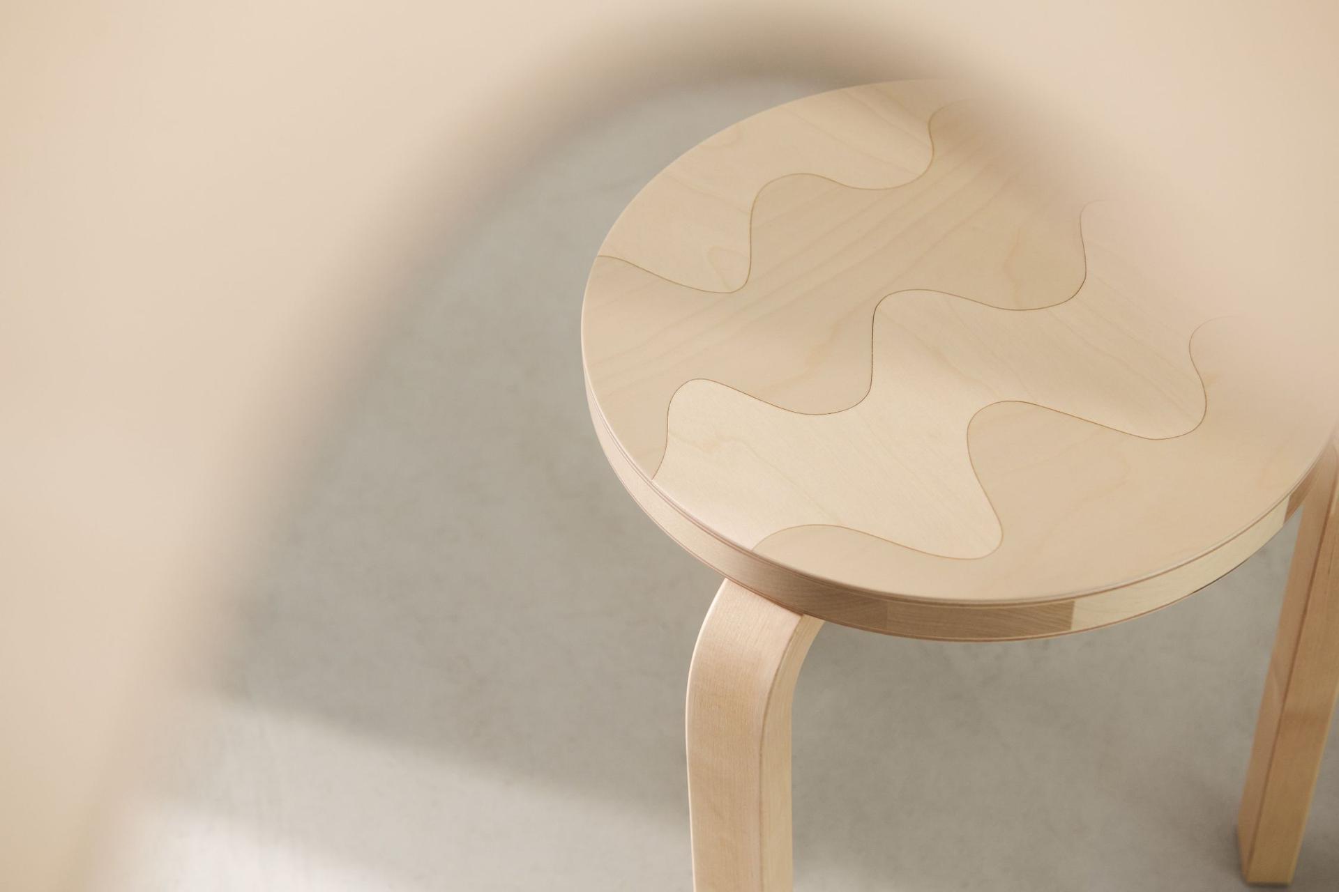 Artek-jakkara eli Aallon jakkara 60 | Avotakka