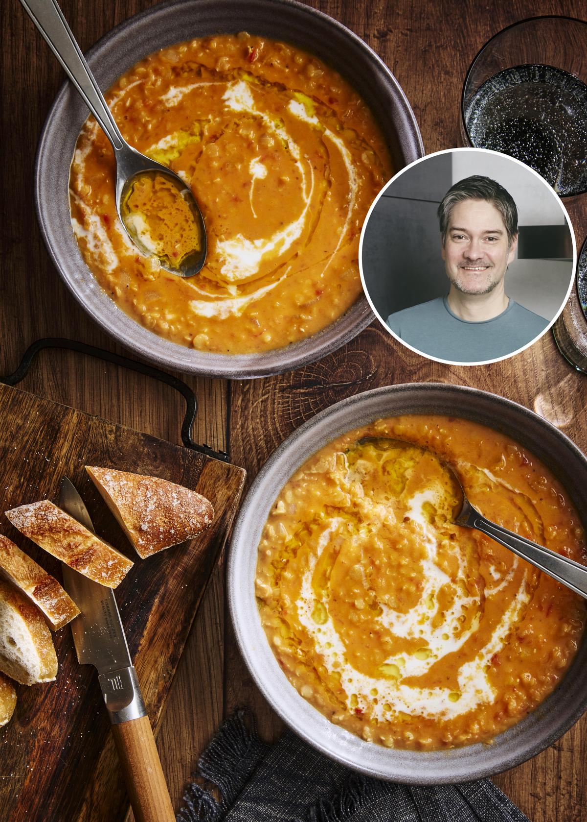 Henri Alénin lempeä linssi-currykeitto – katso resepti! | Maku