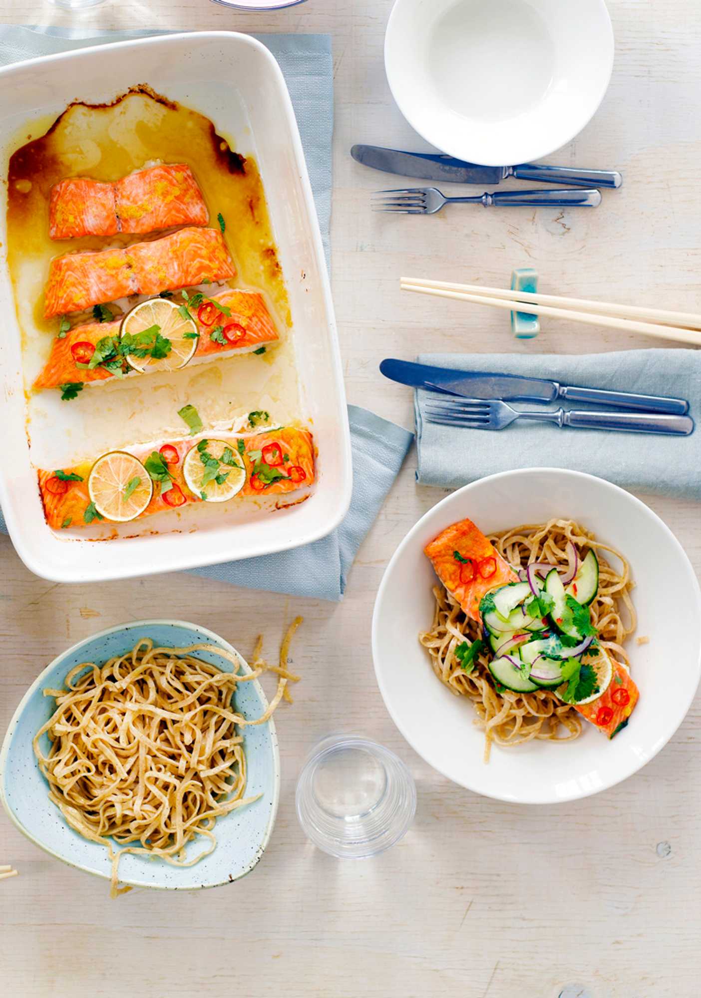 Aasialainen lohifile uunissa – katso ohje! | Meillä kotona