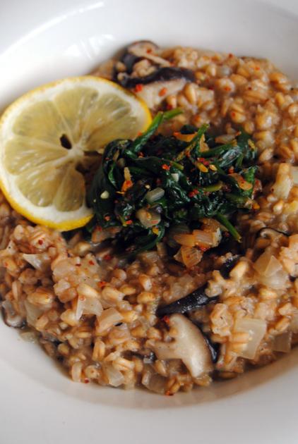 Speltti-sienirisotto – katso resepti! | Maku