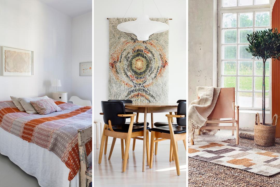 Ryijyjen, raanujen ja muiden perinnetekstiilien historia | Meillä kotona