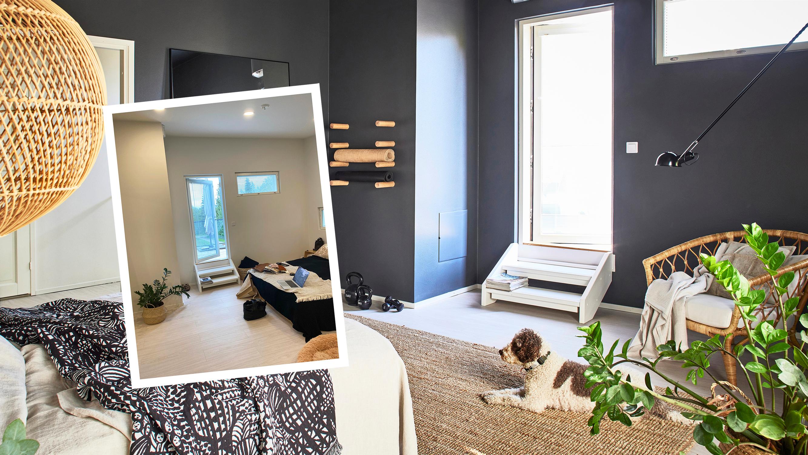 Tumma makuuhuone – katso muutos | Meidän Talo