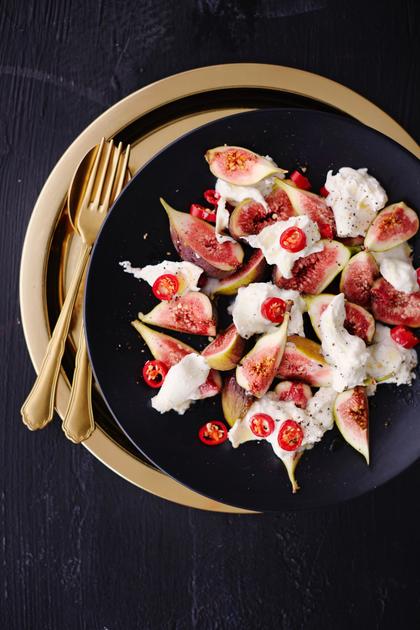 Viikuna-juustolautanen – katso resepti! | Kotona