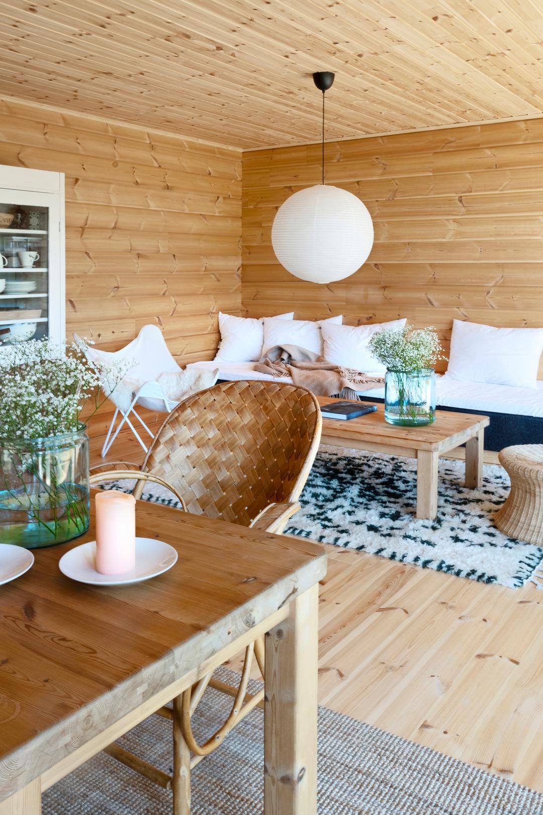 Sisustusarkkitehti Annika Mederin mökki | Avotakka