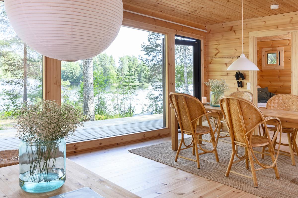 Sisustusarkkitehti Annika Mederin mökki | Avotakka