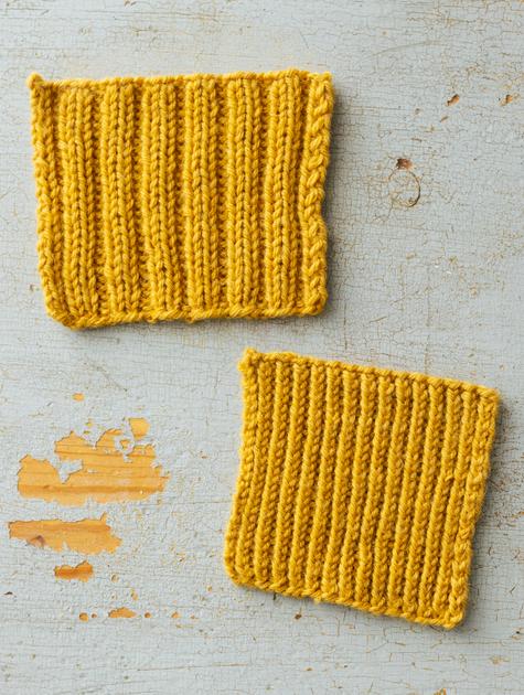 Näin neulot joustinneuletta kahdella tavalla | Kotona