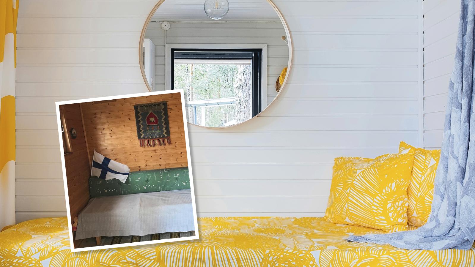 Saunan pukuhuoneen raikastus | Meidän Mökki