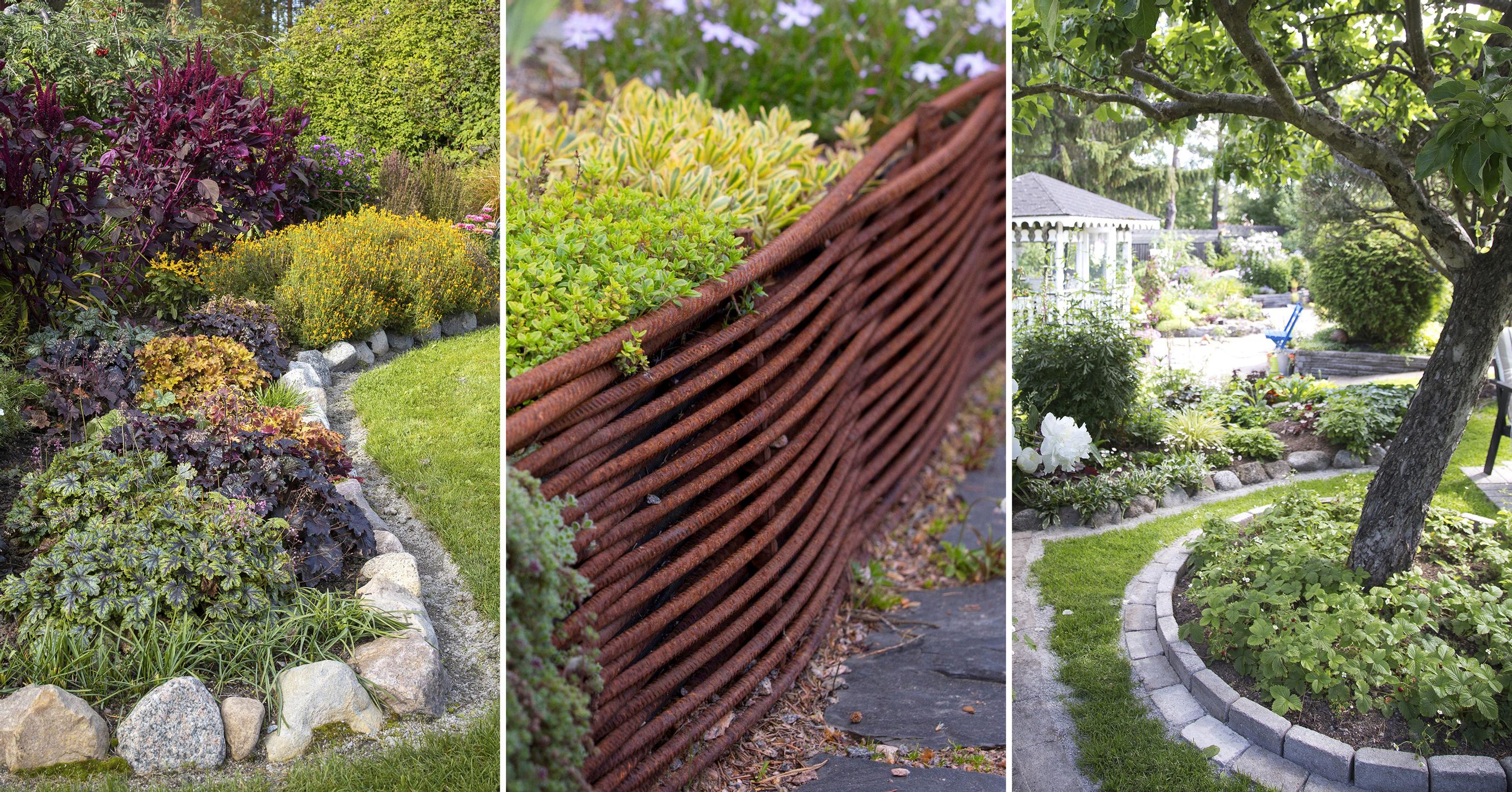 Kukkapenkin reuna – 12 upeinta ideaa | Meillä kotona