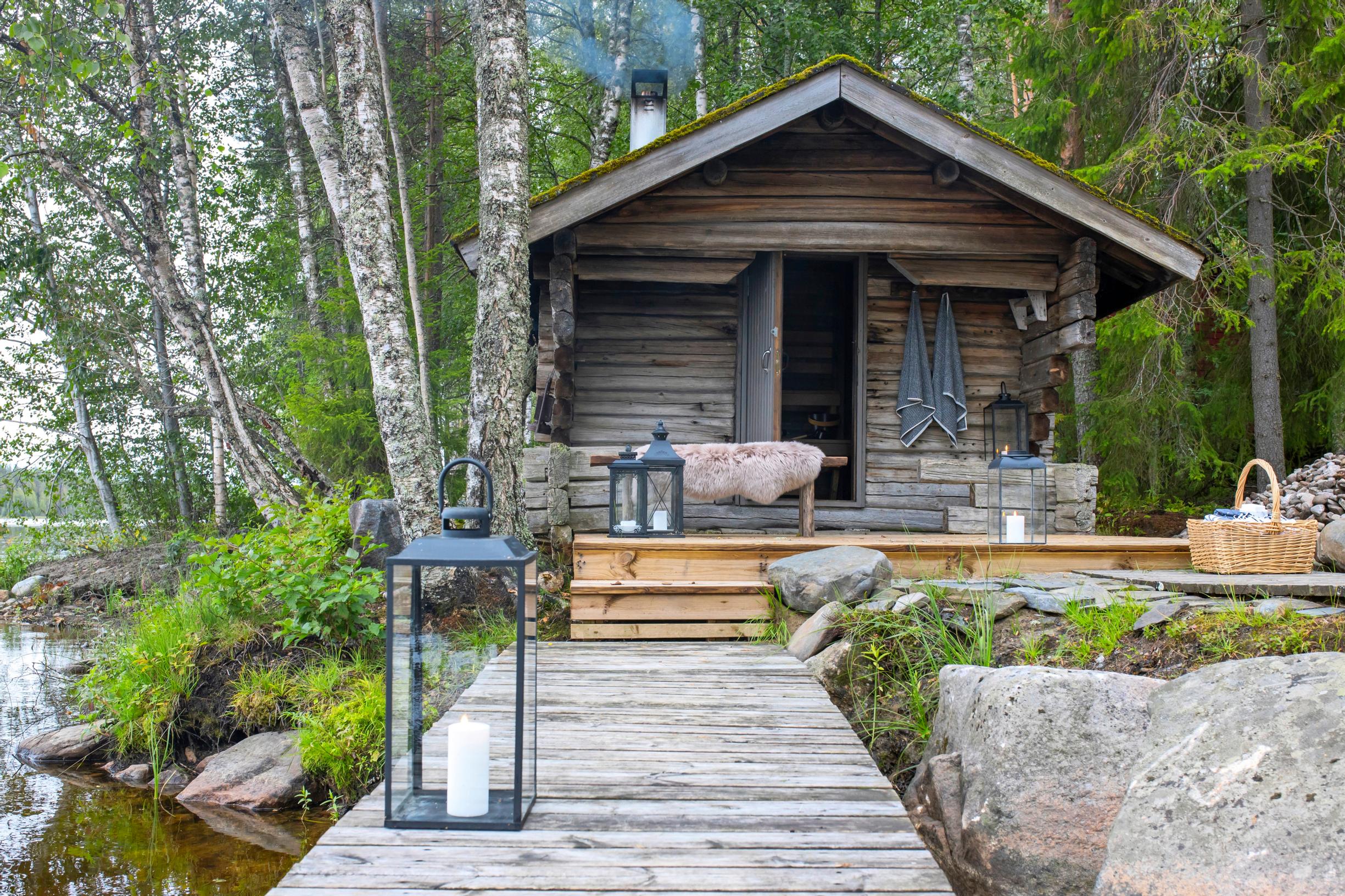 Hirsisauna Alavudella | Meidän Mökki