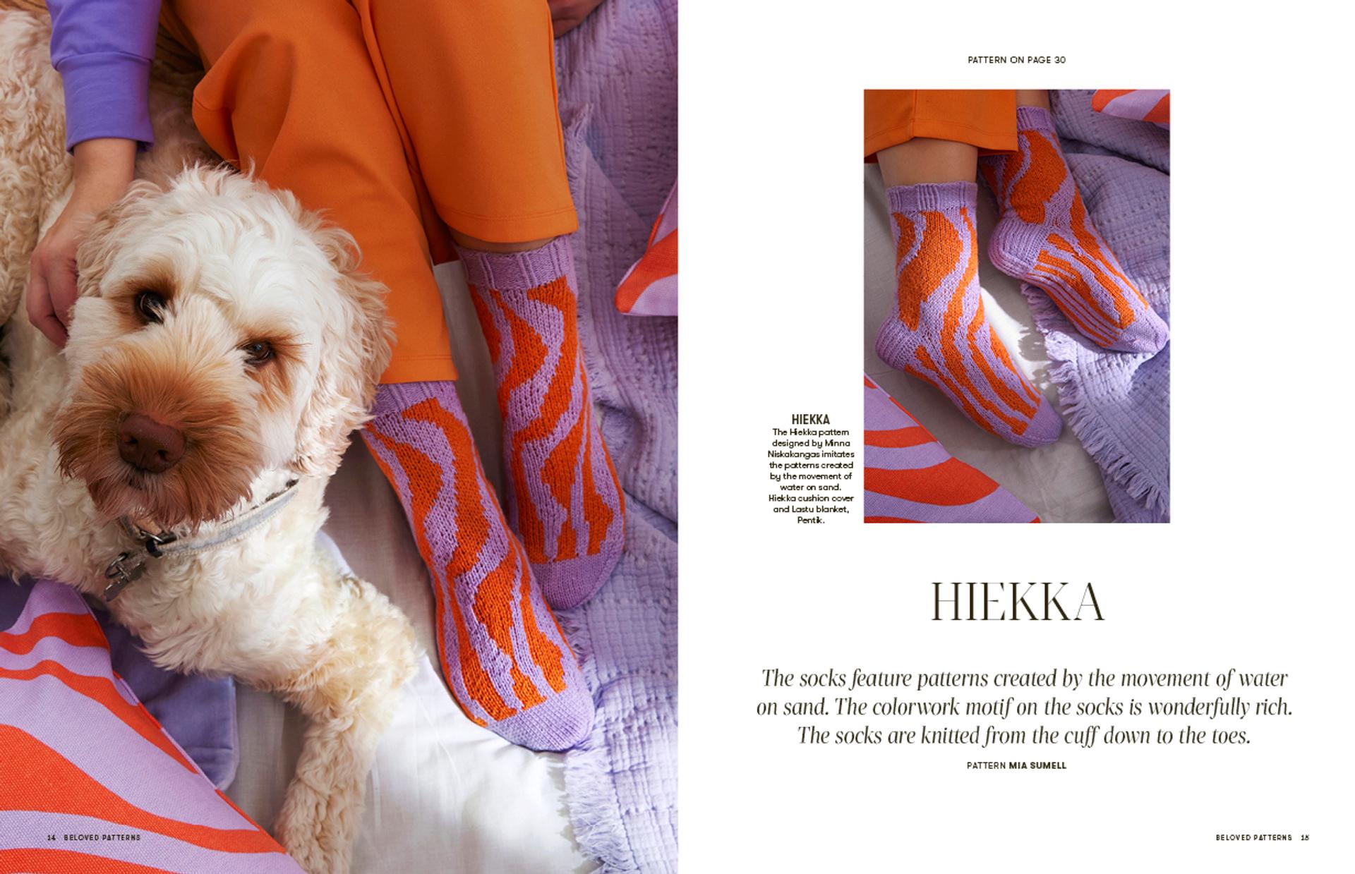 Pentik's designs in Beloved Patterns knitting magazine | Kotivinkki