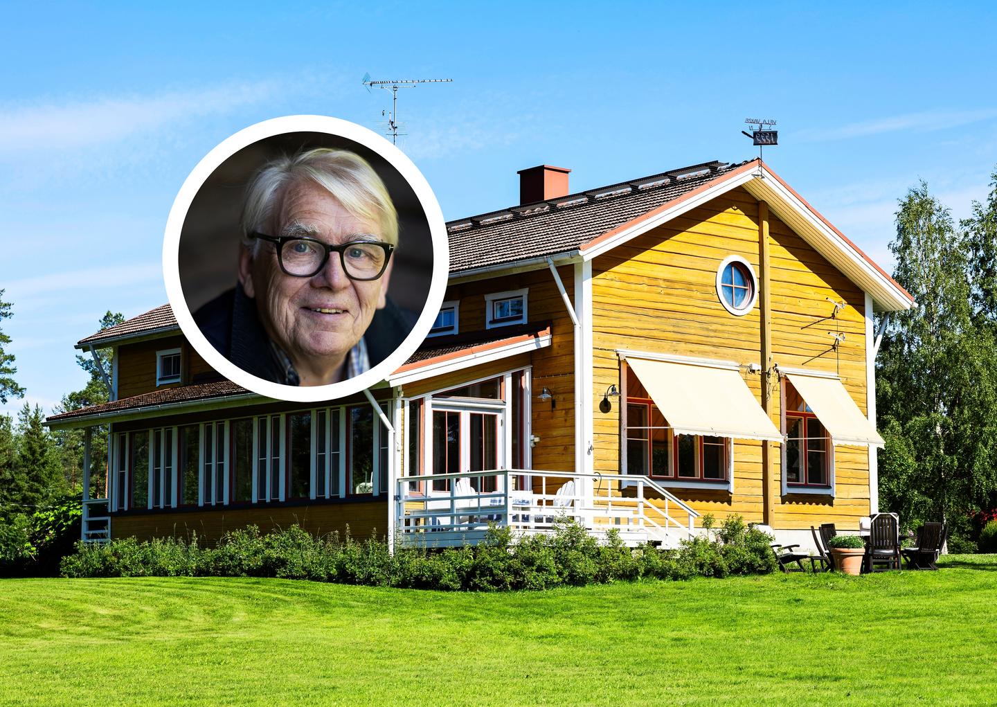 Kirjailija Lasse Lehtisen hirsihuvila | Meillä kotona