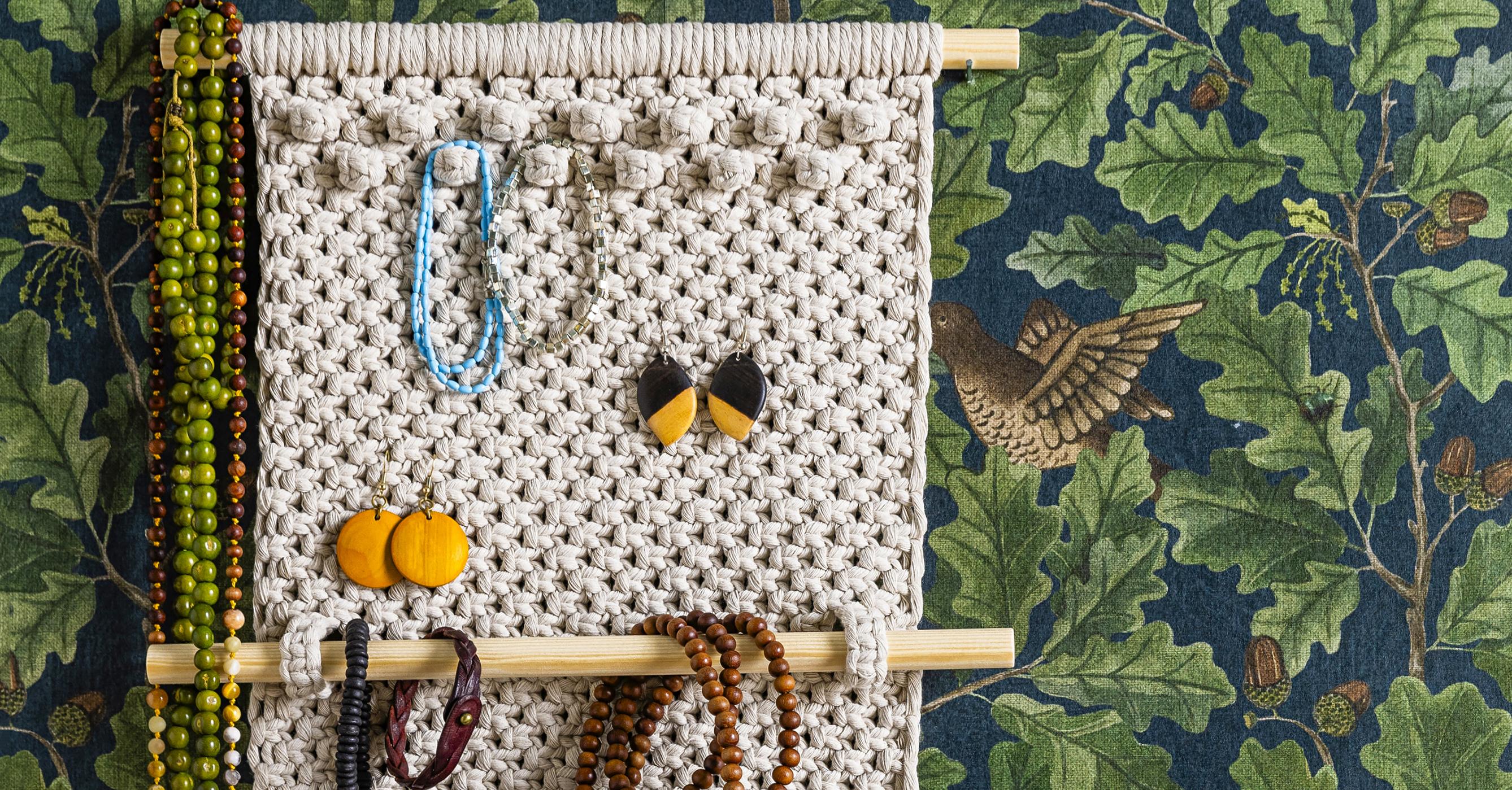 Makramee-koruteline seinälle – katso ohje! | Ihana