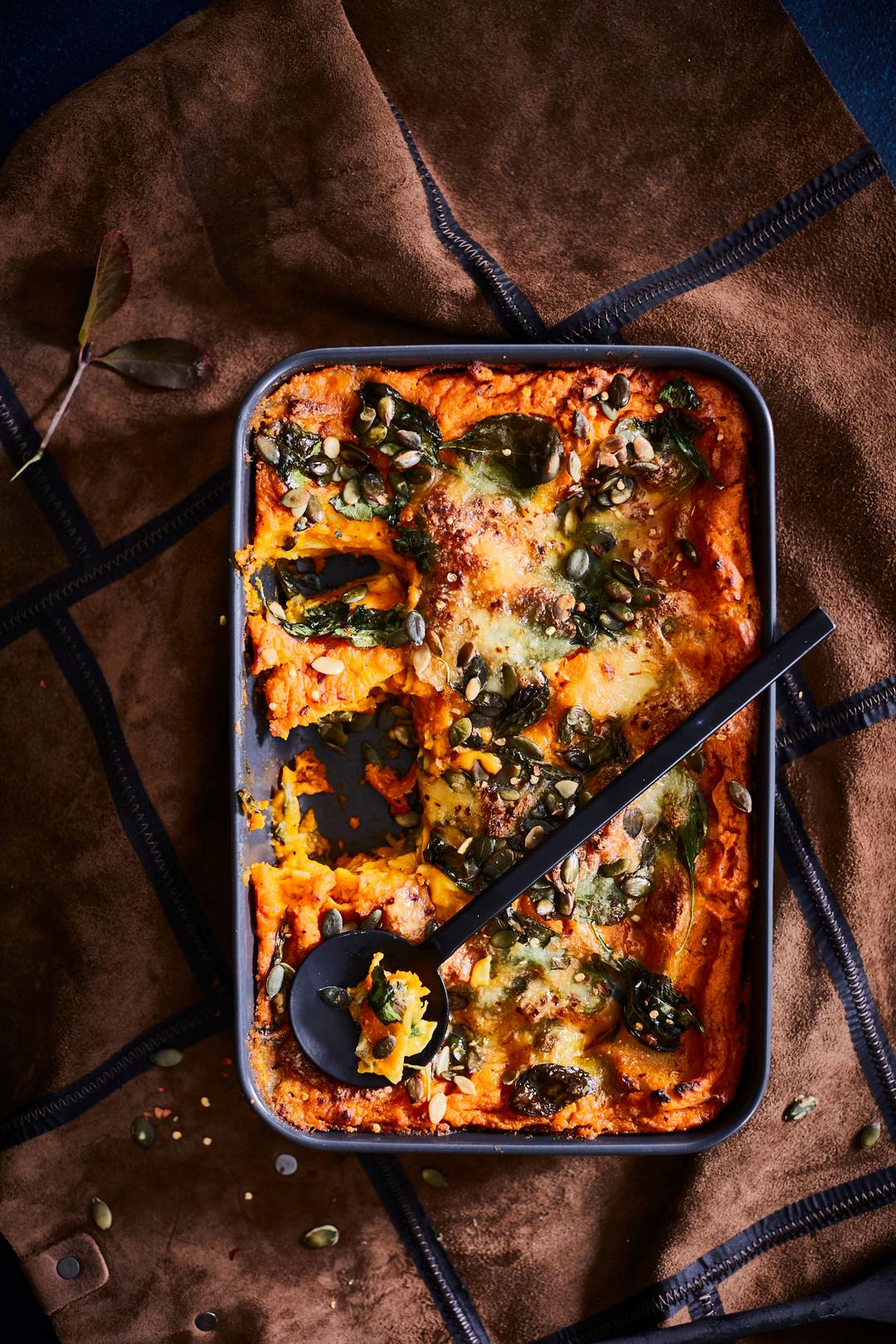 Kurpitsalasagne – nappaa arkiruokaresepti! | Maku