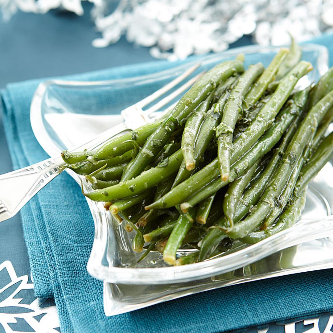 Yrttimarinoidut vihreät pavut | Maku