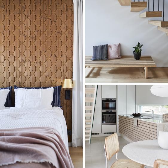 Puurimat ja -paneelit sisustuksessa: katso ideat | Meillä kotona