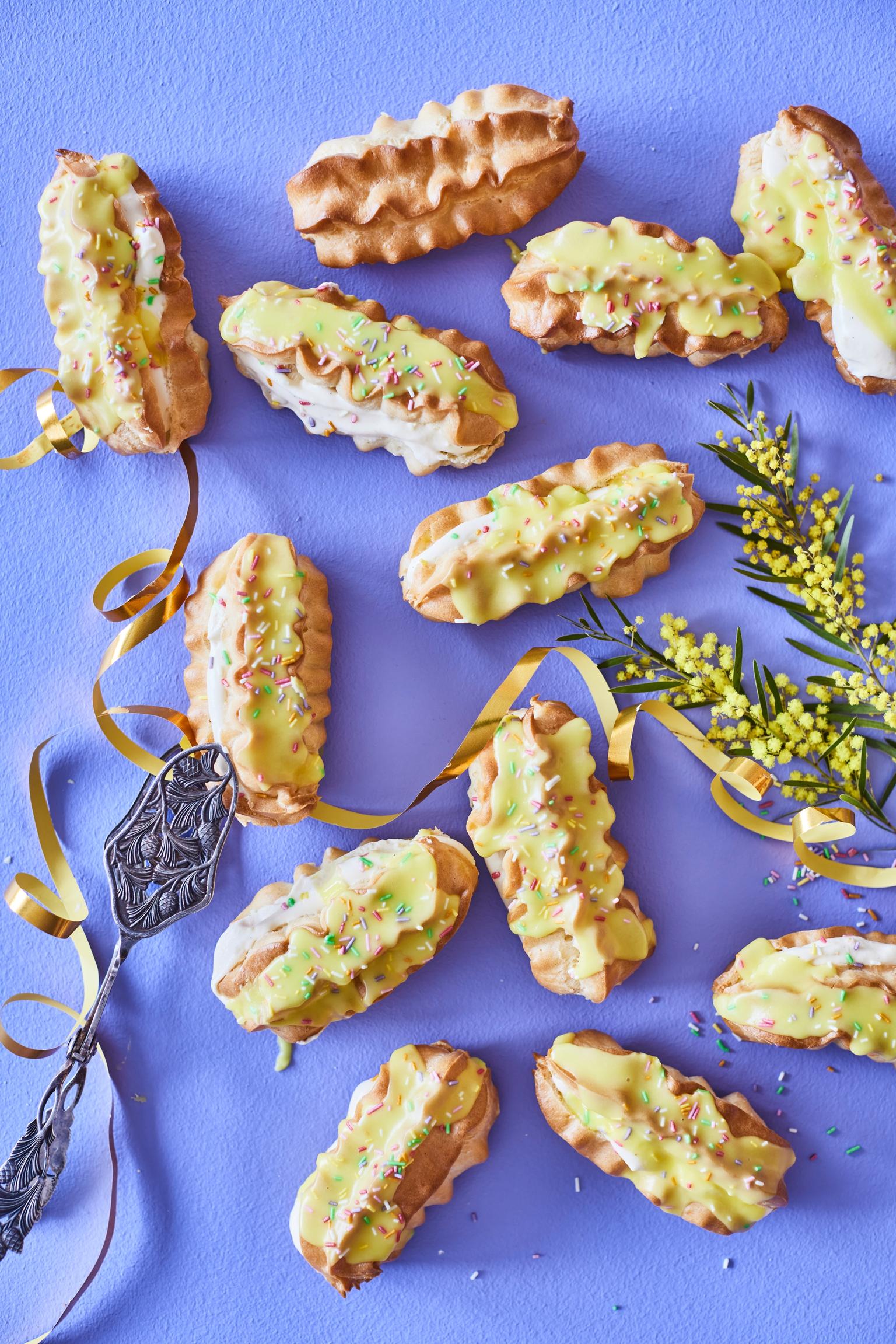 Éclair-leivokset mangorahkalla – ohje! | Meillä kotona