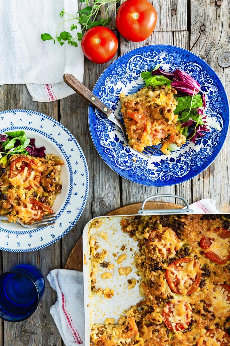 Välimeren makaronivuoka – katso resepti | Meillä kotona