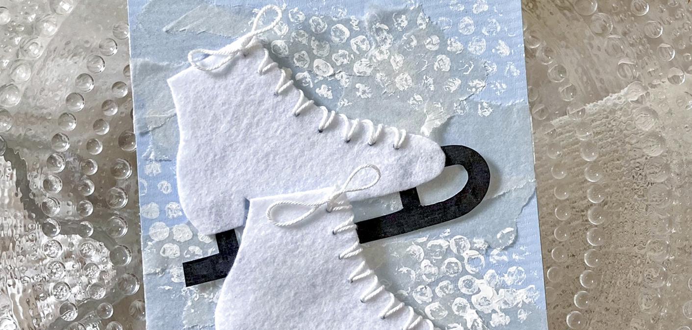 Talvinen luistelukortti – katso ohje! | Meillä kotona