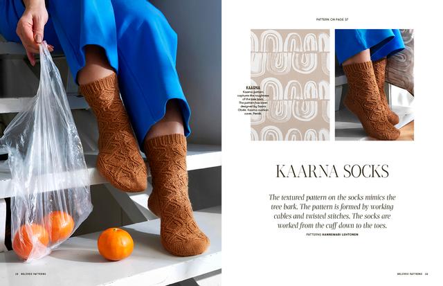 Pentik's designs in Beloved Patterns knitting magazine | Kotivinkki