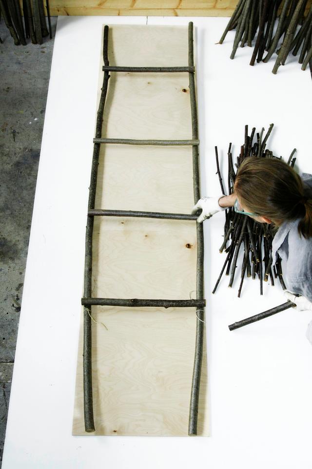 Tilanjakaja oksista – sermi syntyi pihalta raivatuista oksista | Meidän ...