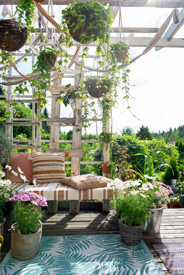 Pihan istuskelupaikat – 11 ideaa | Viherpiha