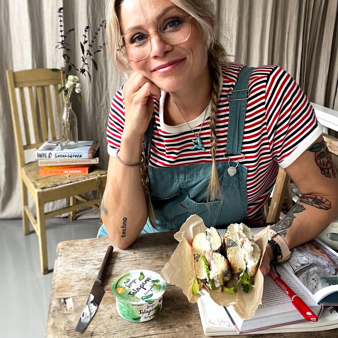 Meri-Tuuli Väntsin herkulliset katkarapubagelit jalapenotuorejuustolla ...