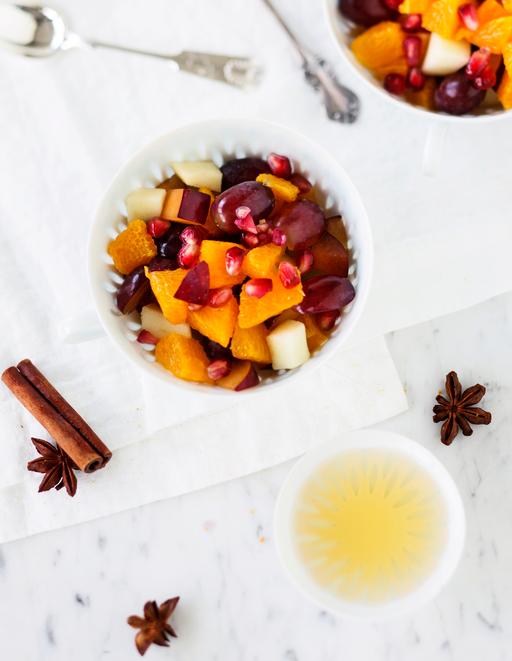 Paahdettu hedelmäsalaatti – katso ohje | Meillä kotona