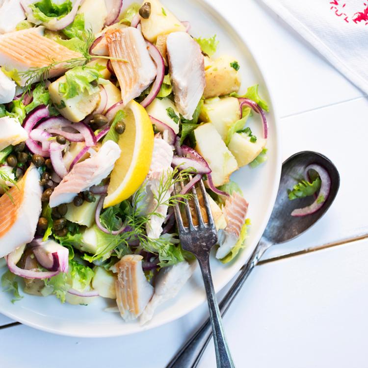 Savukala-perunasalaatti – katso resepti! | Maku