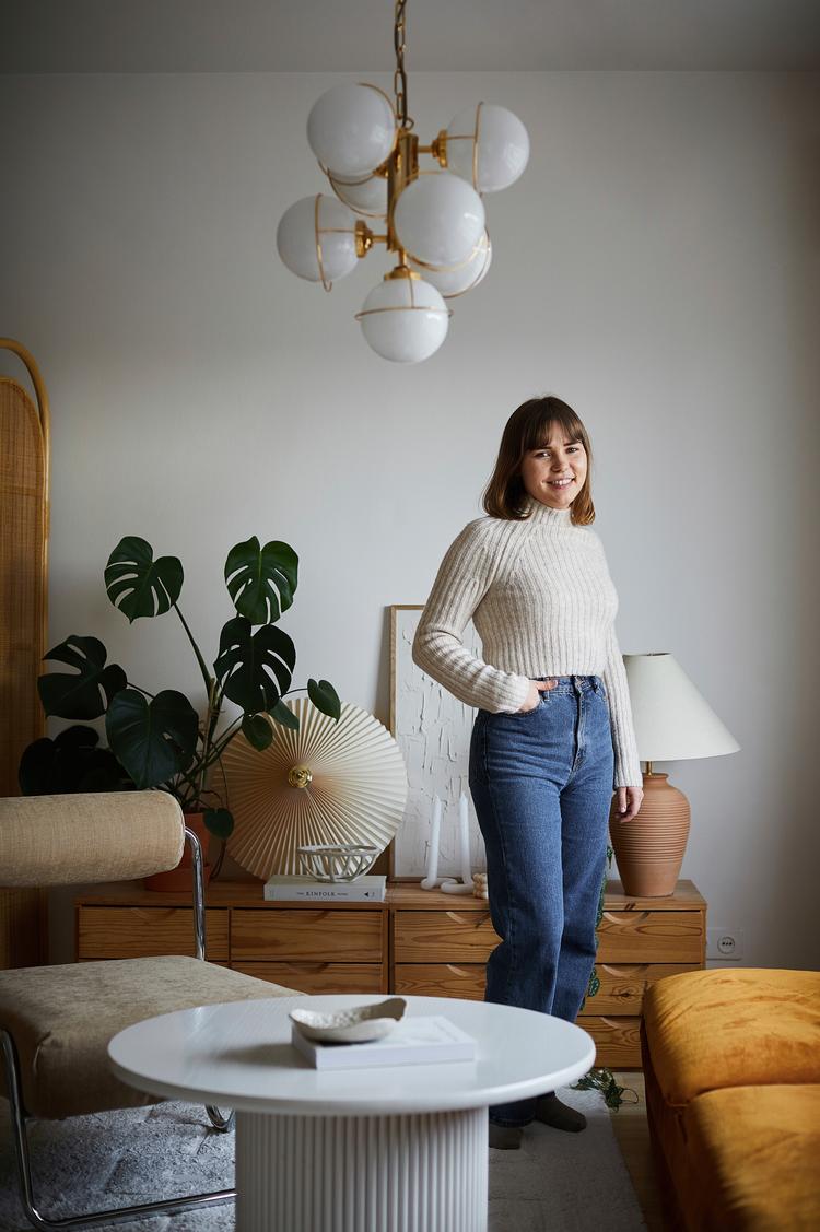 Laura Luoto sisustaa kotinsa kirpputorilöydöillä | Avotakka