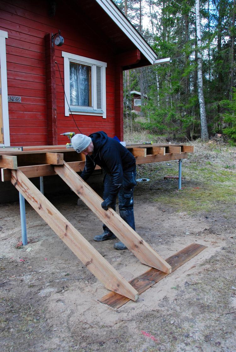 Tee terassilaudoitus ja rakenna terassin portaat – katso ohje! | Meidän ...