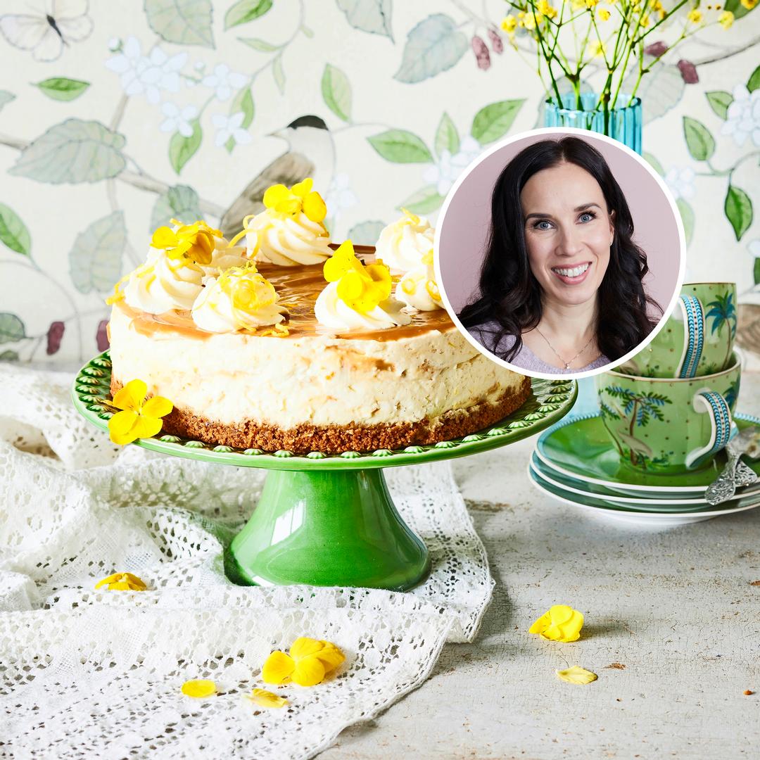 Anni Paakkunaisen sitruuna-kinuskijuustokakku – resepti | Meillä kotona