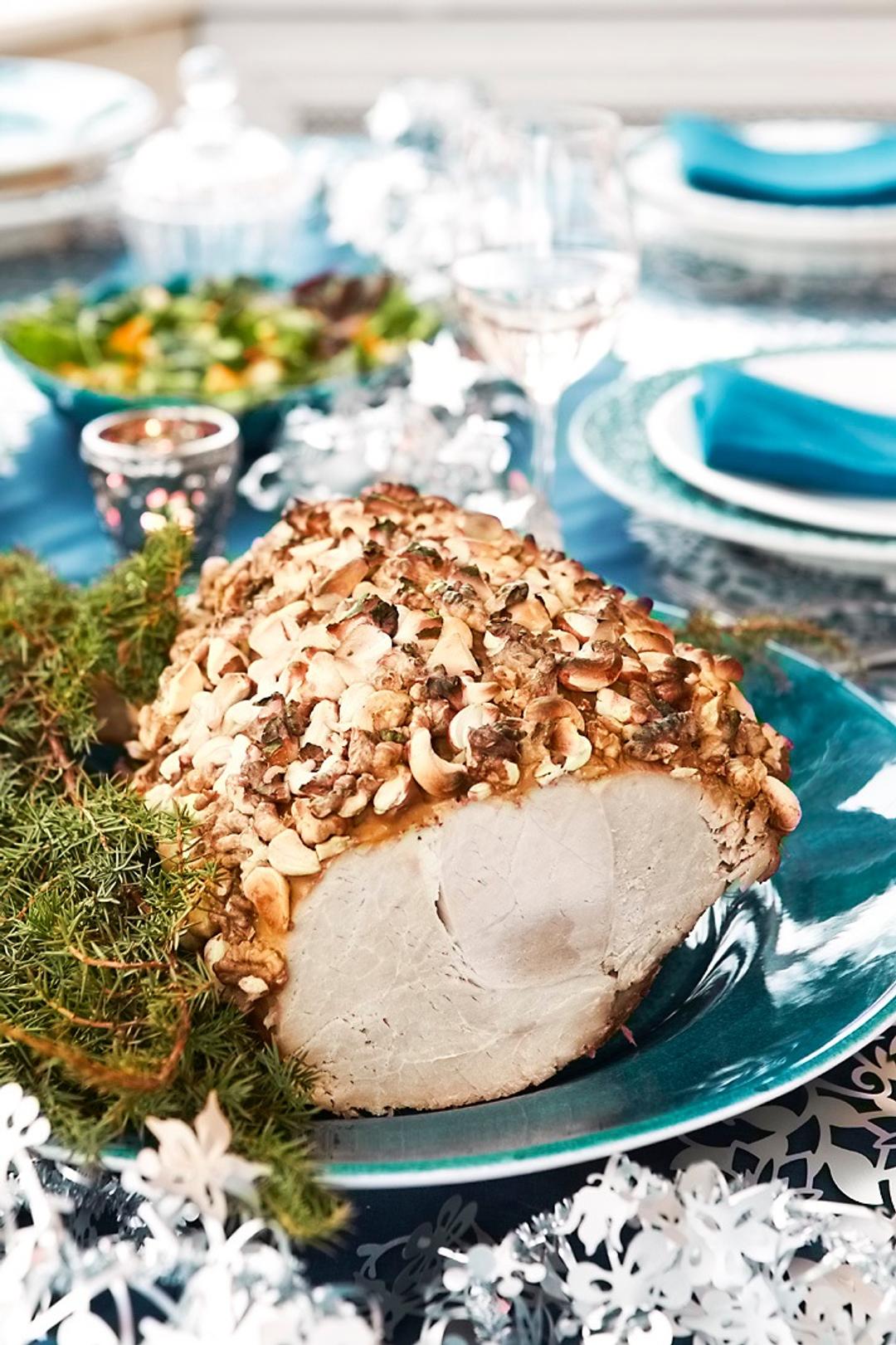 Pähkinäkuorrutettu kinkku – katso resepti! | Maku