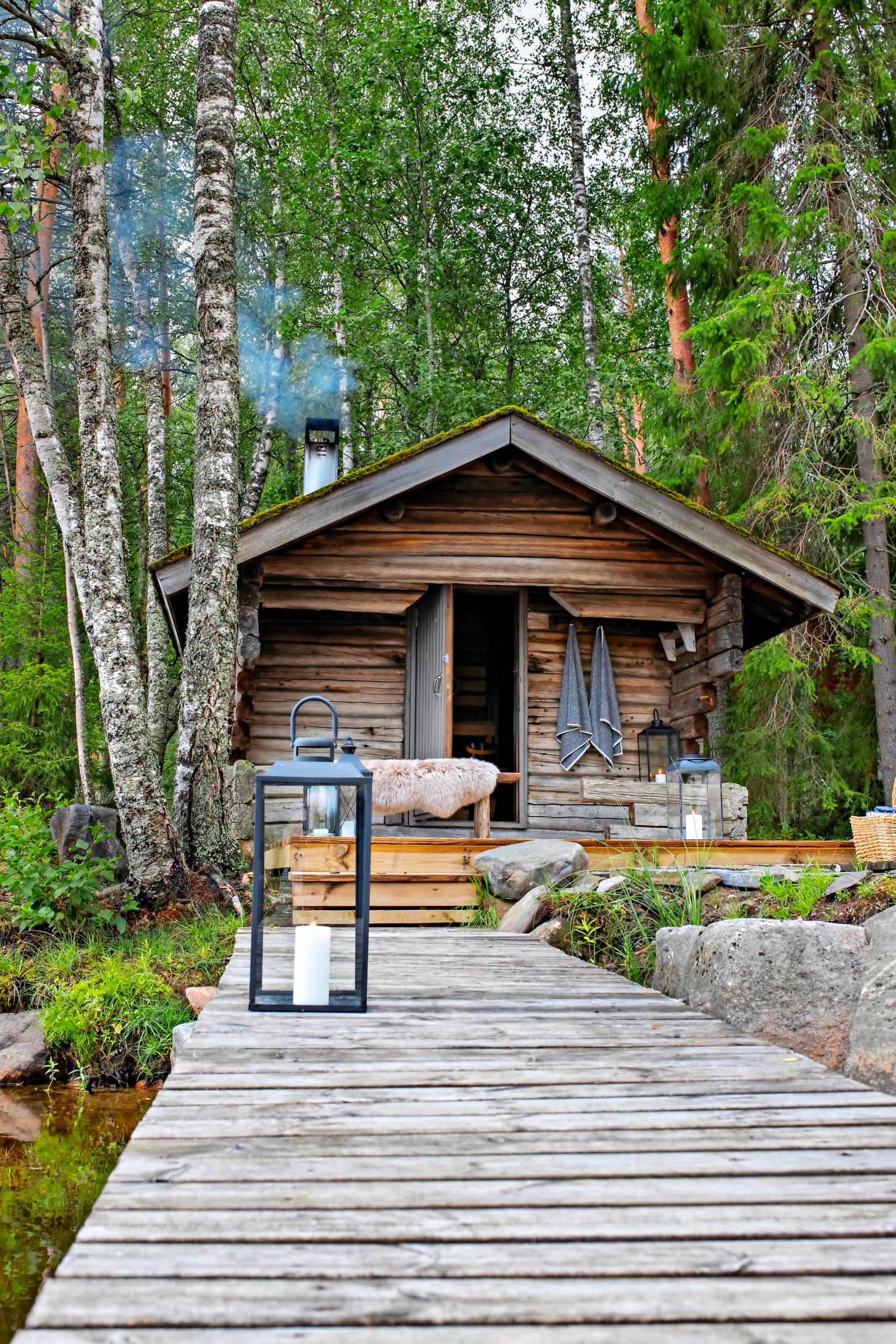 Hirsisauna Alavudella | Meillä kotona