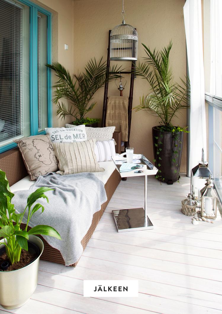 Pienen parvekkeen muutos | Avotakka