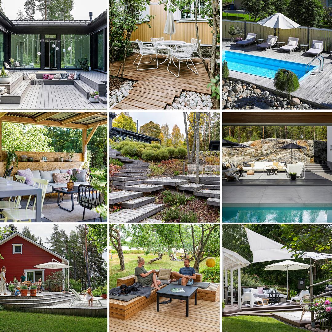 Kekseliäät terassit – katso ideat! | Meillä kotona